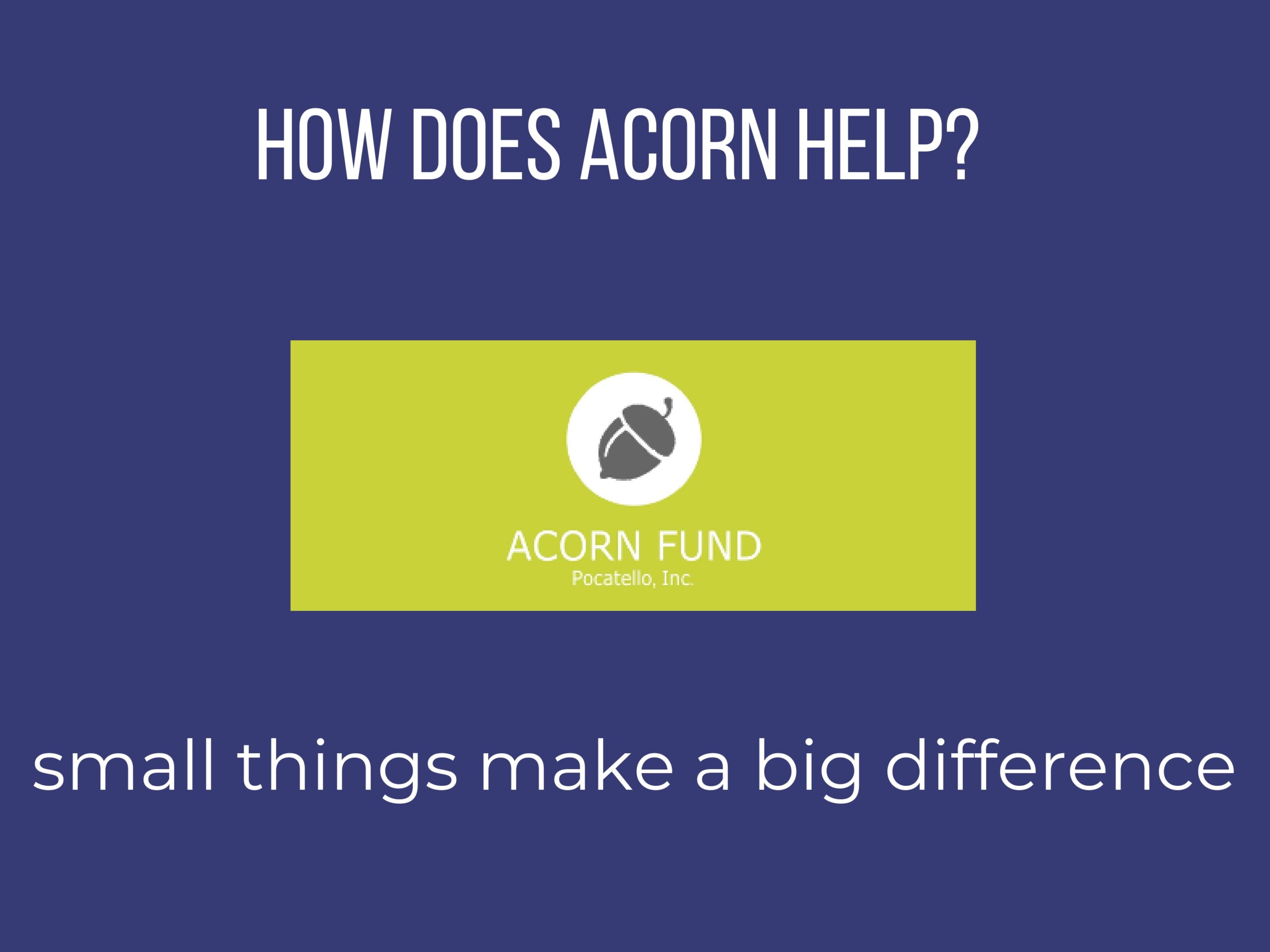 Acorn Fund Pocatello